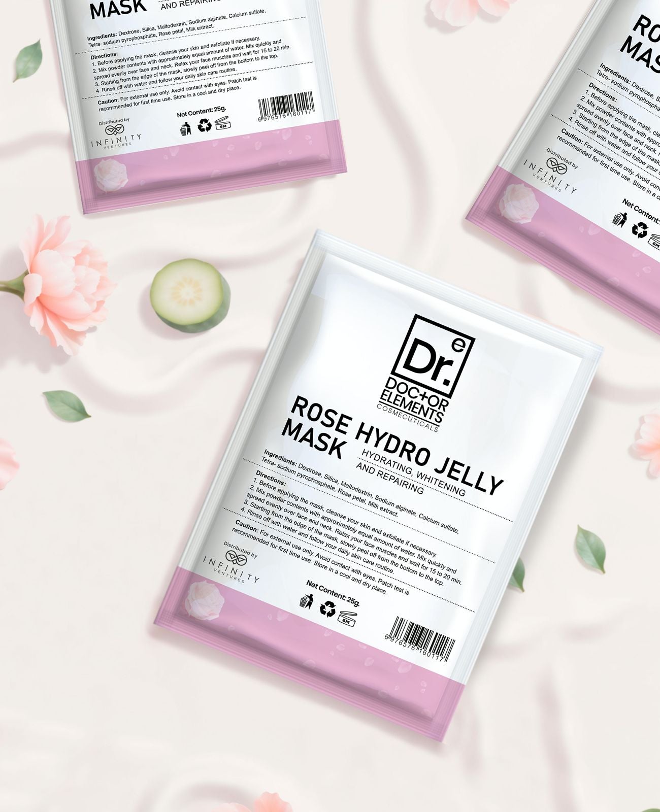 Rose Hydro Jelly Mask | Hydrating & Brightening Facial Treatment